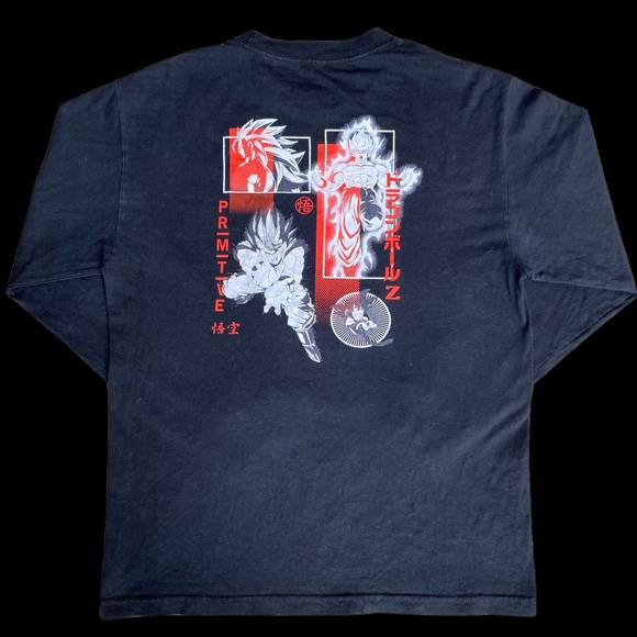 Primitive | Shirts | Primitive X Dragon Ball Z Collage Long Sleeve Tee ...